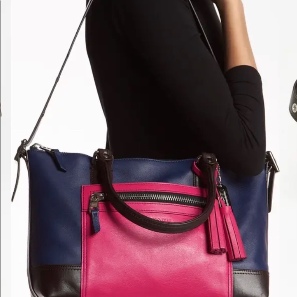 Coach Legacy Colorblock Molly' Leather Satchel - Gem